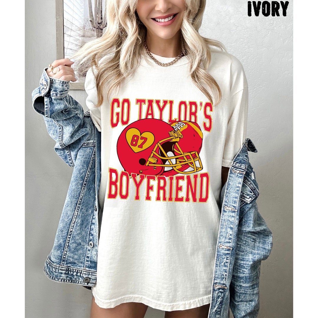 Go Taylor's Boyfriend Shirt, Comfort Colors Go Taylor's BF Retro ...