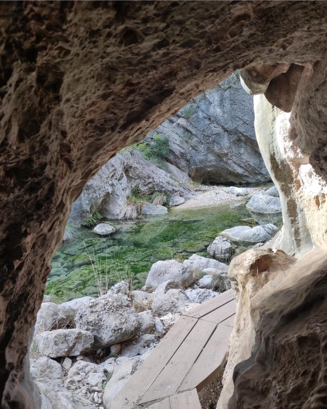 Printable Nature Landscape | Stone Cave and River | Relaxing Nature ...