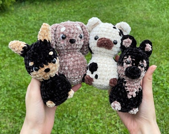 Crochet Pocket Pets Pattern, 6 in 1 PDF Pattern Bundle, Amigurumi ...