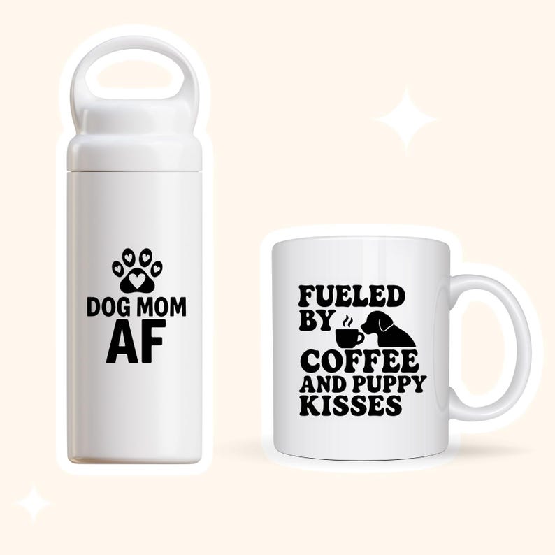 Dog Lover SVG Bundle: Funny Pet Quotes, Dog Mom Clipart (digital ...