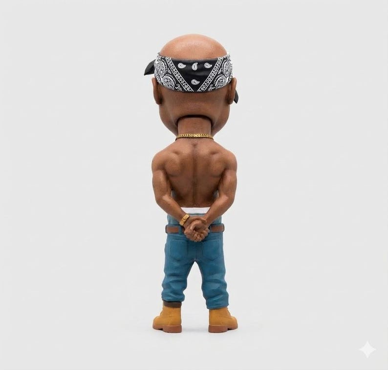 Limited Edition Stylized Tupac Shakur Collectible Figure Urban Art Toy ...