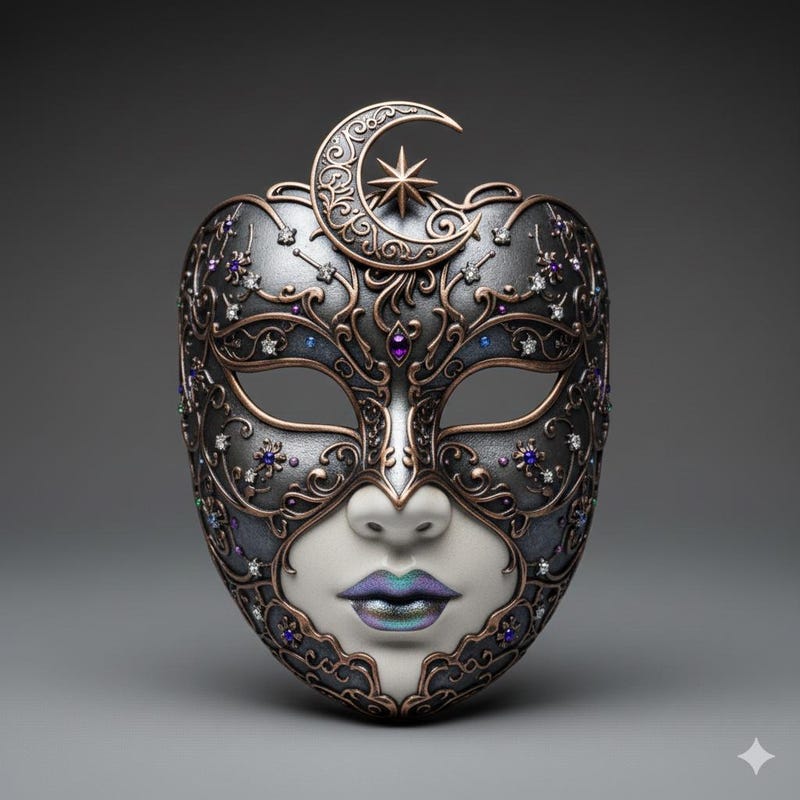 Moon Mask - Etsy