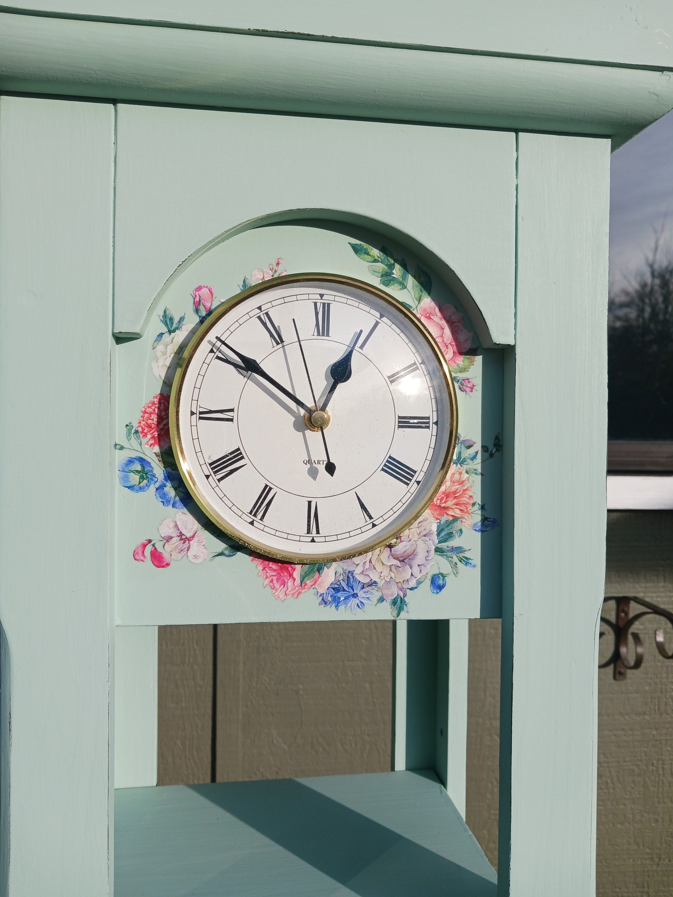 Standing Clock With Shelves - Etsy