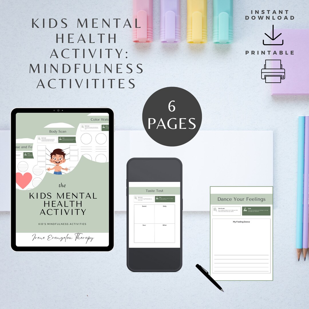 Kids Mental Health Activity: Mindful Explorers Kit (PDF Download) - Etsy