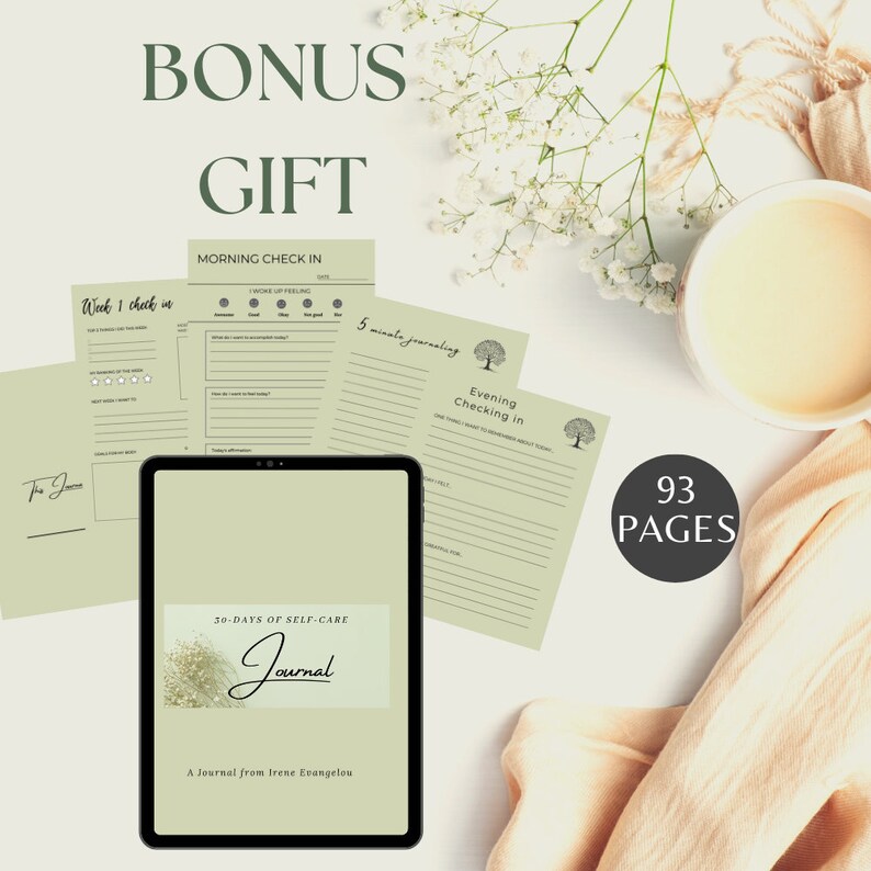 The Holistic Self Care Journal Mindfulness Self Improvement Mental Health Wellness Holistic ...