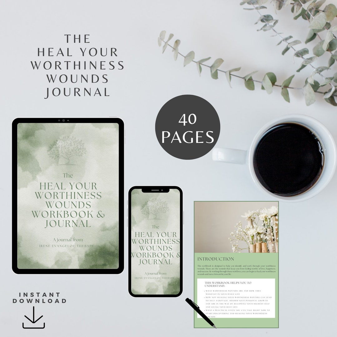 The Heal Your Worthiness Wounds Workbook & Journal | Uncover Your Worth ...