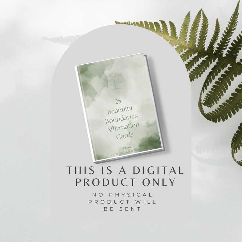 25 Beautiful Boundaries Affirmation Cards, Setting Boundaries ...