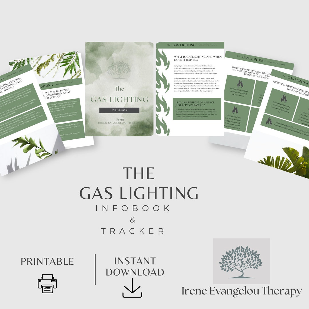 Ultimate Guide to Understand Gaslighting Infobook Tracker Workbook ...