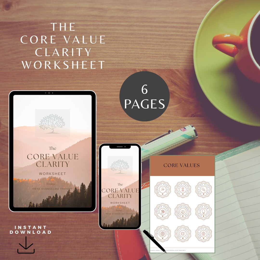 Core Value Clarity 6 Step Guide to Help You Discover Your Core Values ...