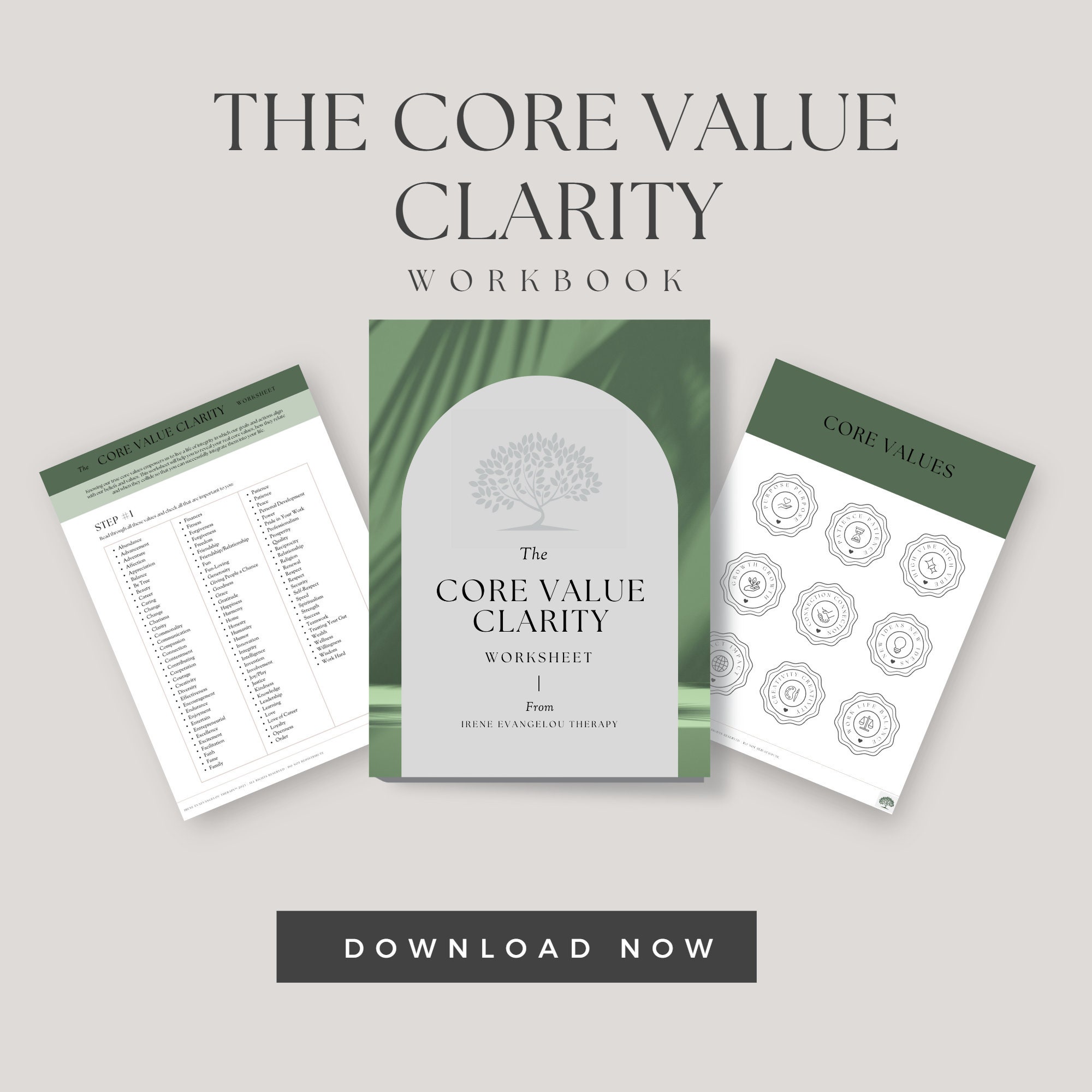 Core Value Clarity: 6 Step Guide to Help You Discover Your - Etsy