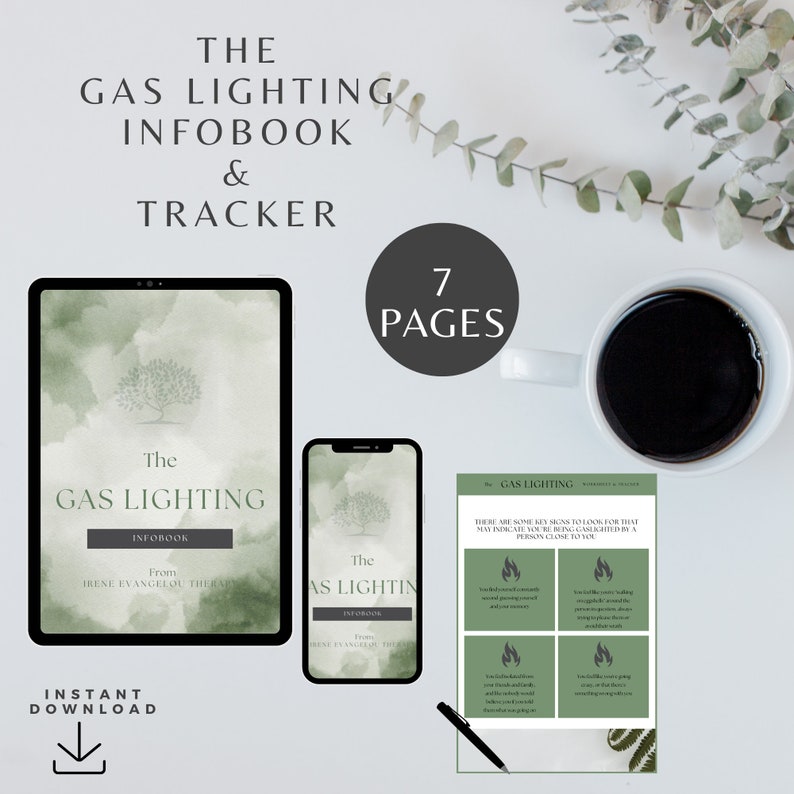 Ultimate Guide to Understand Gaslighting Infobook Tracker Workbook ...