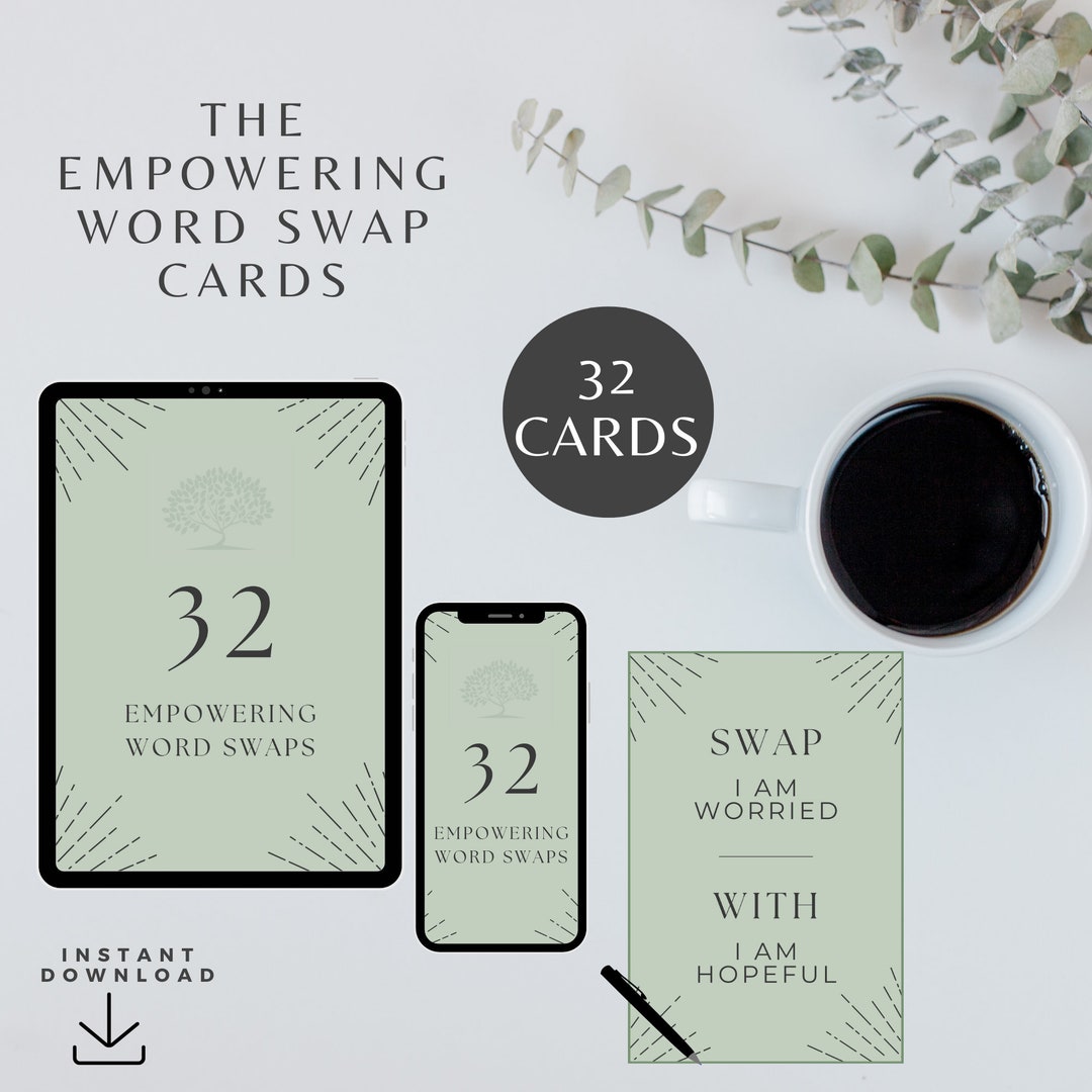 32 Empowering Word Swap Ideas Change Your Thoughts With These Powerful ...