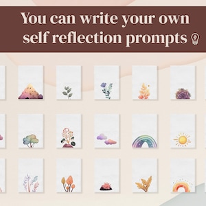 Affirmation Cards Printable - Self Reflection Card, Mental Health PNG ...