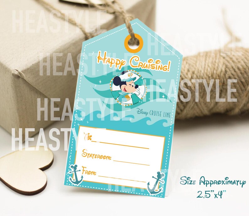DCL Fish Extender Gift Tag - | DCL "happy Cruising" Captain Mick ...
