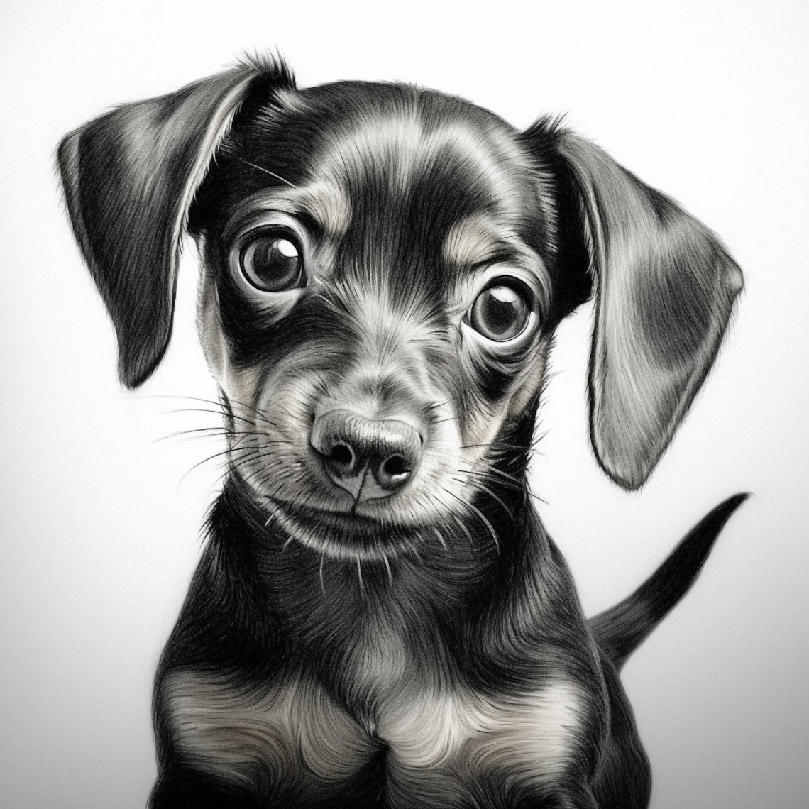 Realistic Dog Pencil Drawings - High-quality Art Prints - Etsy