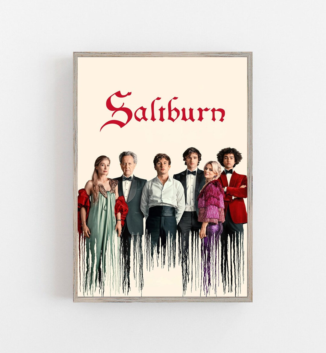 Saltburn 2023 Movie Cover Poster Saltburn Movie Poster Print, Room ...