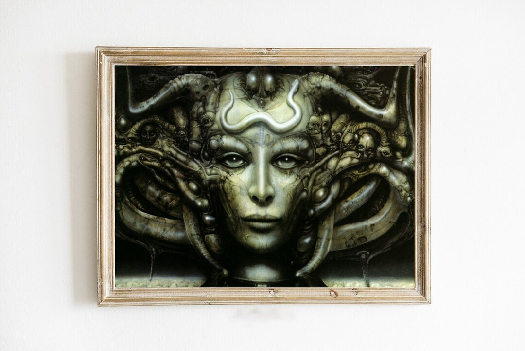 Giger Unique Artwork Alien Xenomorph Biomechanical Universe Poster - Etsy