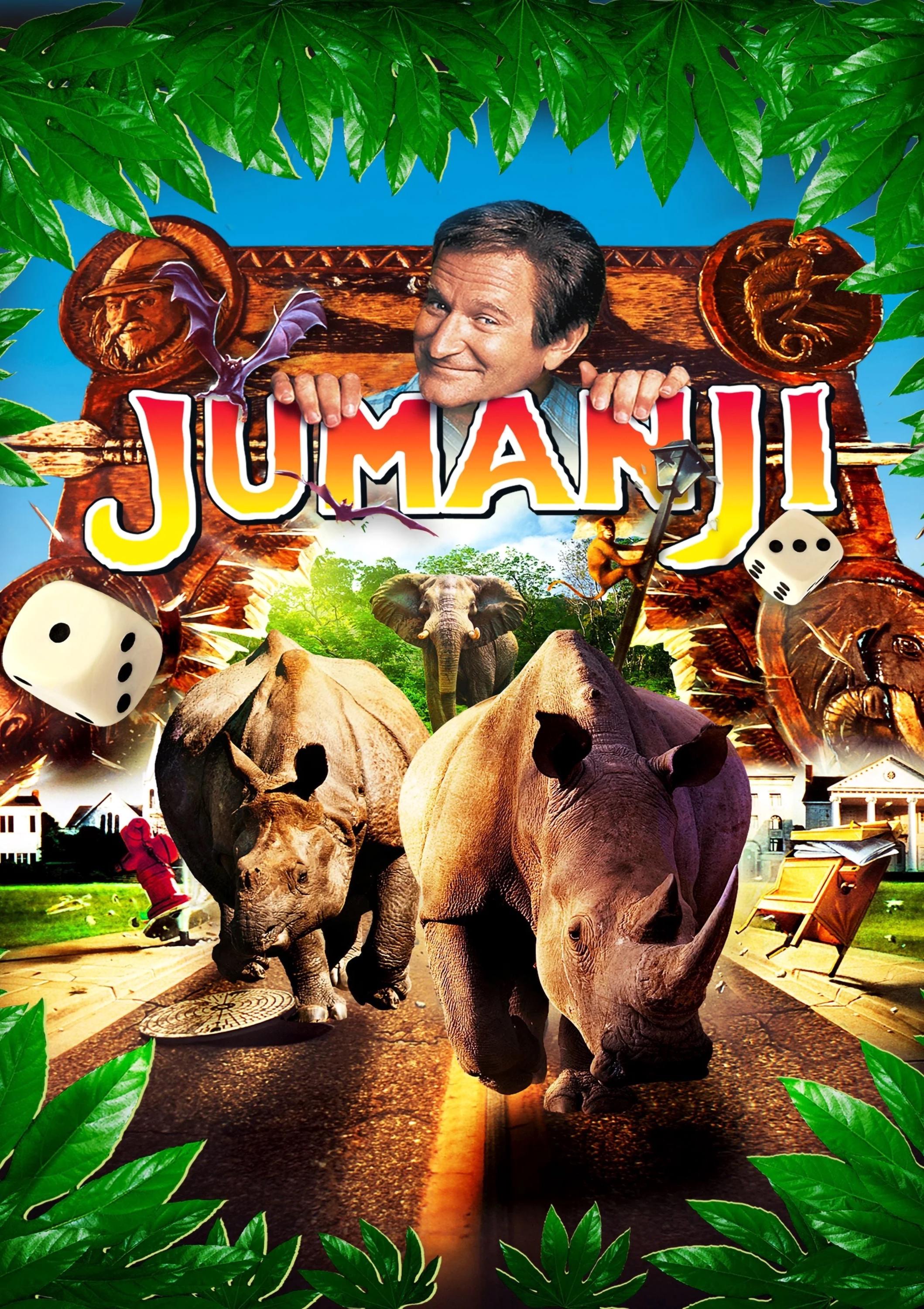 Jumanji 1995 Classic Adventure Movie Poster Canvas Matte Silk A1 A2 A3 A4 A5 A6 11х17 18Х24 ...
