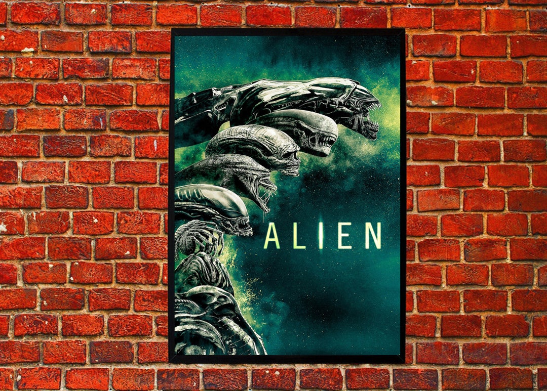 Alien Artwork Alternative Cover Home Decoration Poster Canvas Matte ...