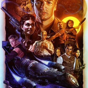 Firefly Sci-fi TV Series Artwork Home Decoration Cover Poster Canvas ...
