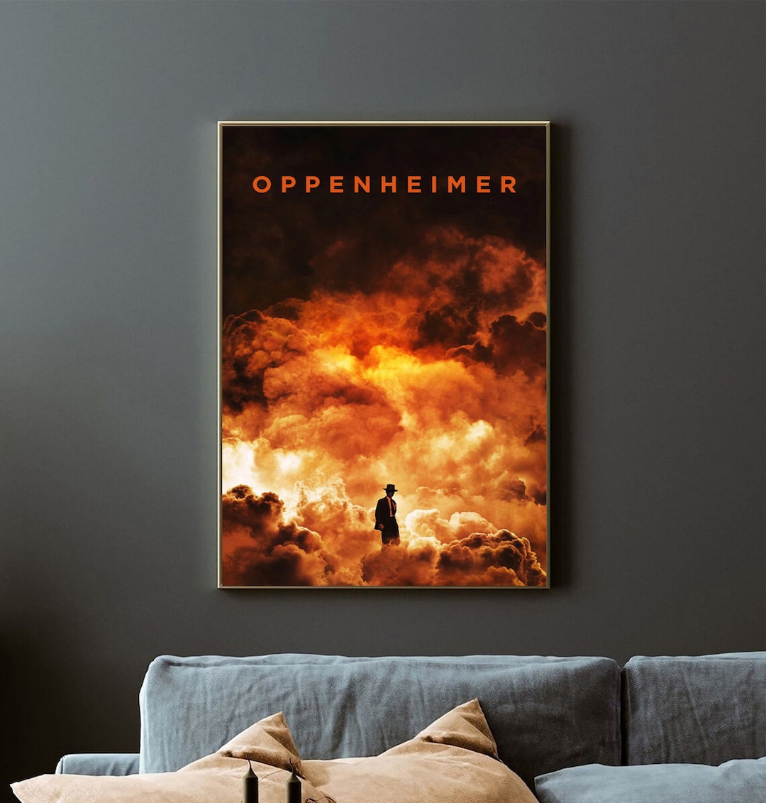 Oppenheimer 2023 Movie Cover Poster Oppenheimer Artwork Wall Poster ...