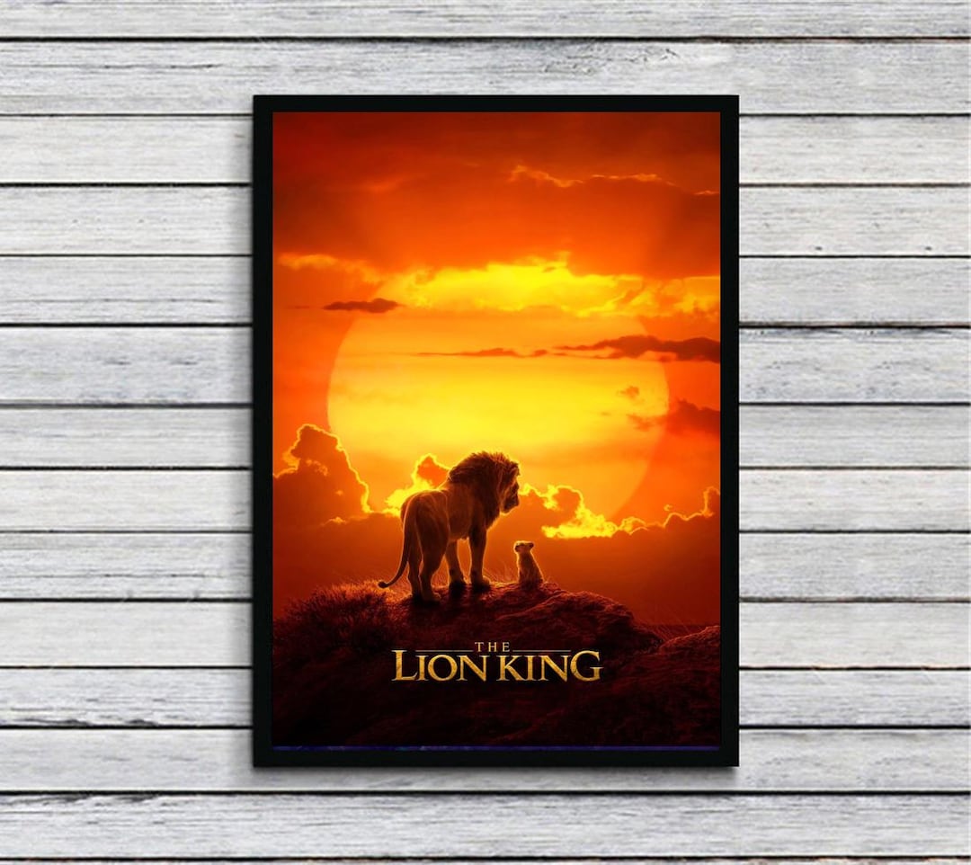 The Lion King 2019 Movie Poster Print 2019 Wall Art Films Cinema A1 A2 ...