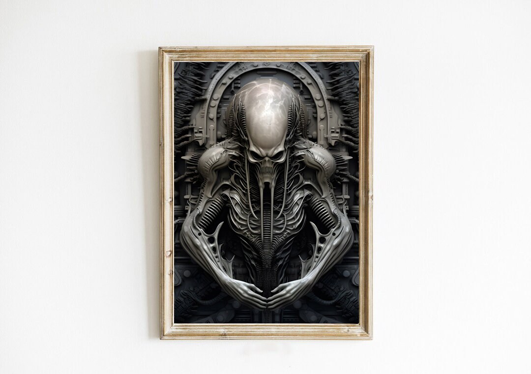 Giger Unique Artwork Alien Xenomorph Biomechanical Universe Artwork ...