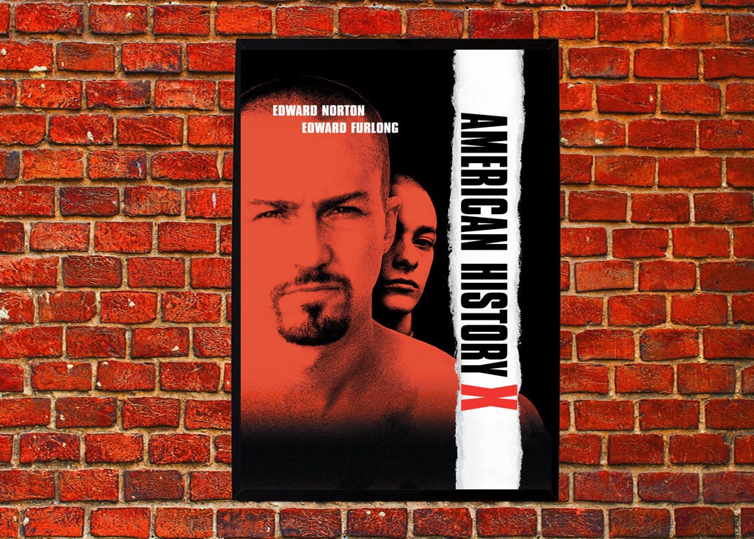American History X Movie Cover Poster Canvas Matte Silk A Sizes 11х17 ...