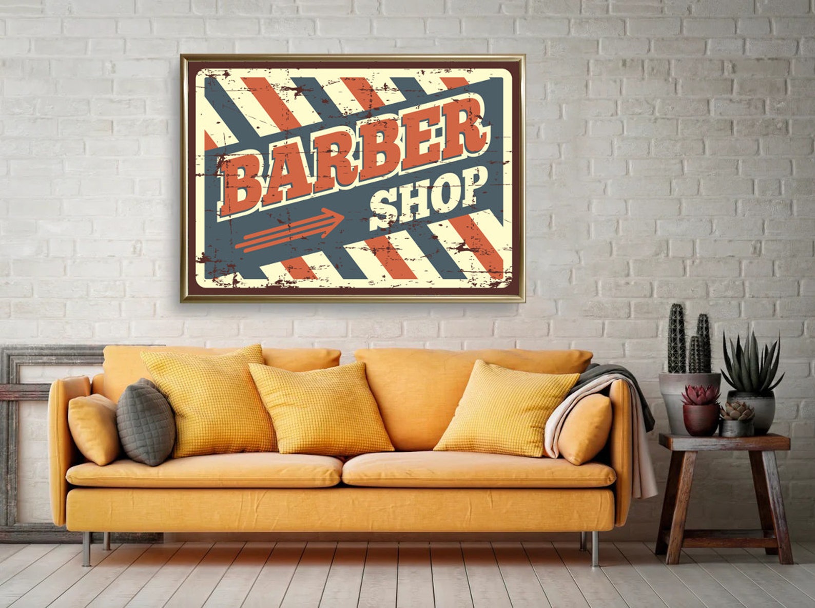 Barbershop Signage Pop Art Vintage Retro Design Minimal Poster 30 - Etsy