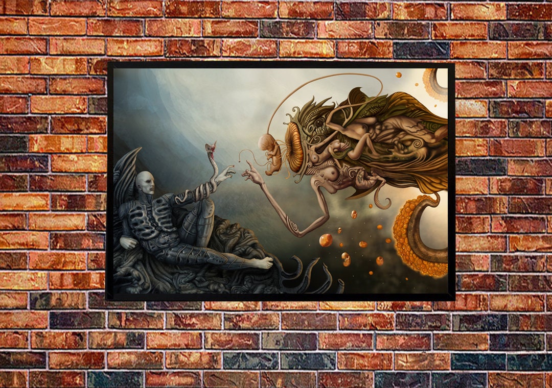 Prometheus the Beginning Alien Vs Predator Artwork Decoration Poster ...