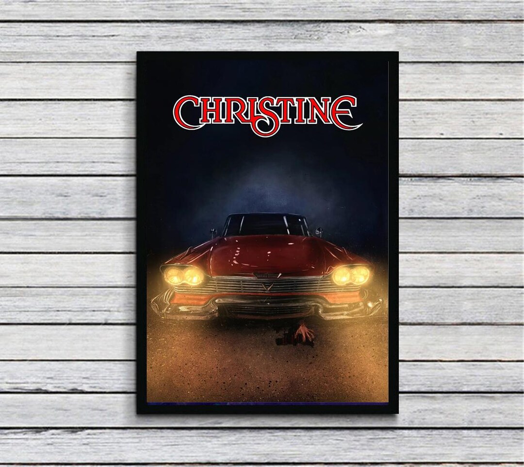 Christine 1983 Horror Movie Poster Stephen King Book Christine Movie ...