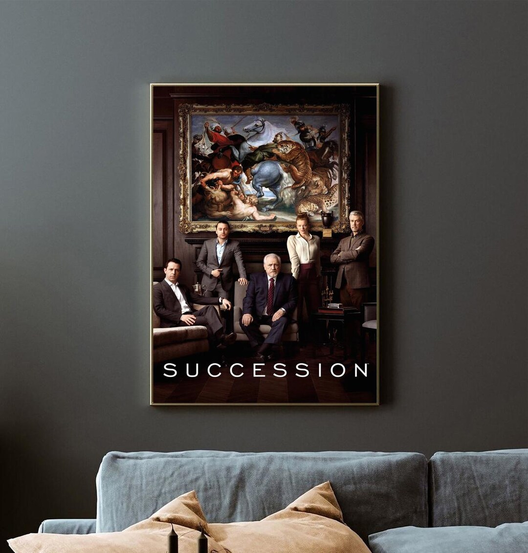 Succession 2018 TV Series Cover Poster Canvas Matte Silk A1 A2 A3 A4 A5 ...