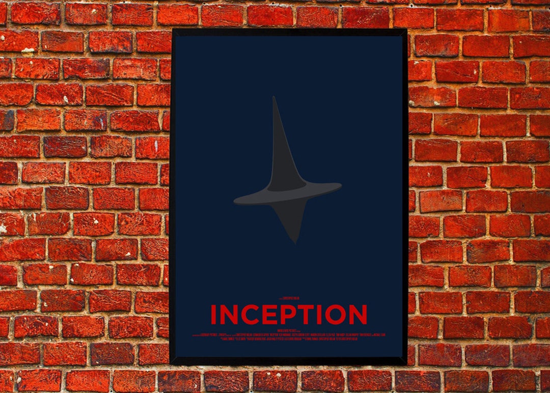 Inception Movie Cover Minimal Art Poster Canvas Matte Silk A Sizes ...
