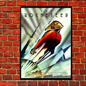 The Rocketeer Classic Movie Artwork Home Decor Poster Canvas Matte Silk ...