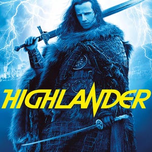 Highlander 1986 Classic Movie Poster Canvas Matte Silk A1 A2 A3 A4 A5 ...