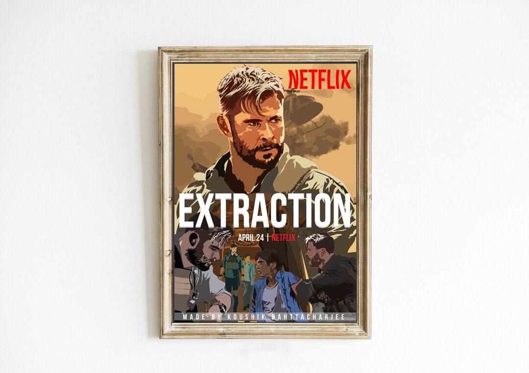 Extraction Minimal Artwork Movie Home Decor Poster - Etsy