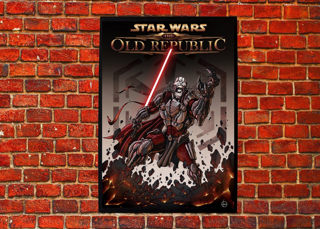 Star Wars the Old Republic Video Game Home Decor Movie Poster Canvas ...