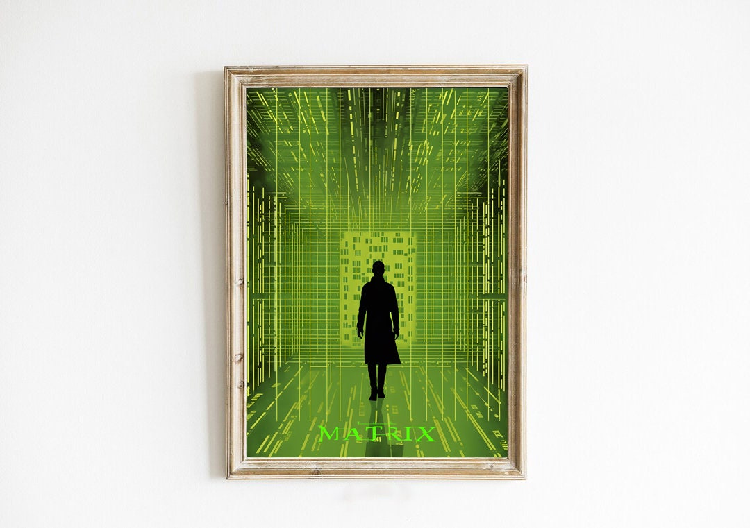 The Matrix Neo Movie Artwork Poster Imagination Drawing Artwork Unique ...