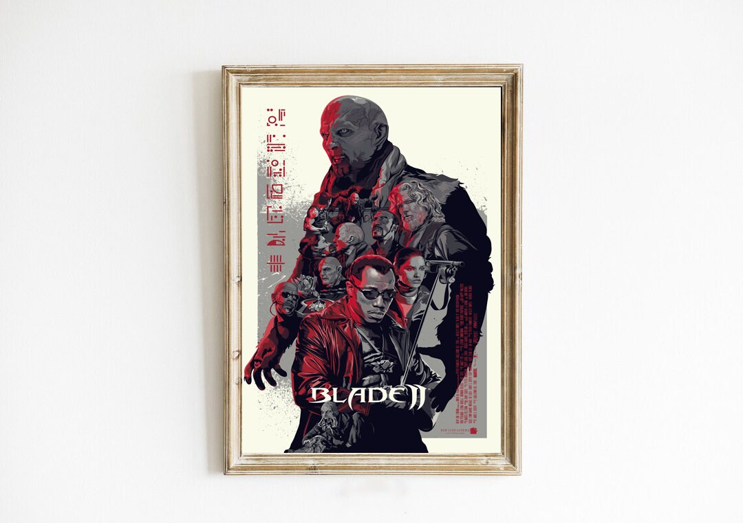 Blade 2 Minimal Artwork Alternative Movie Cover Poster - Etsy