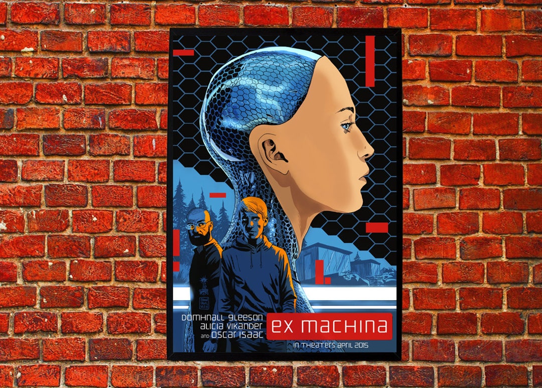 Ex Machina Artwork Alternative Movie Cover Poster Canvas Matte Silk A ...