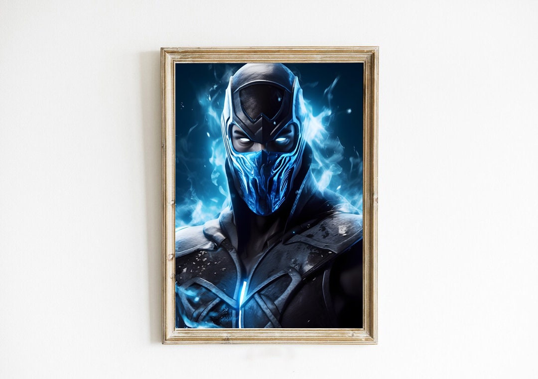 Mortal Kombat Sub Zero Character Fatality Home Decoration Video Game ...