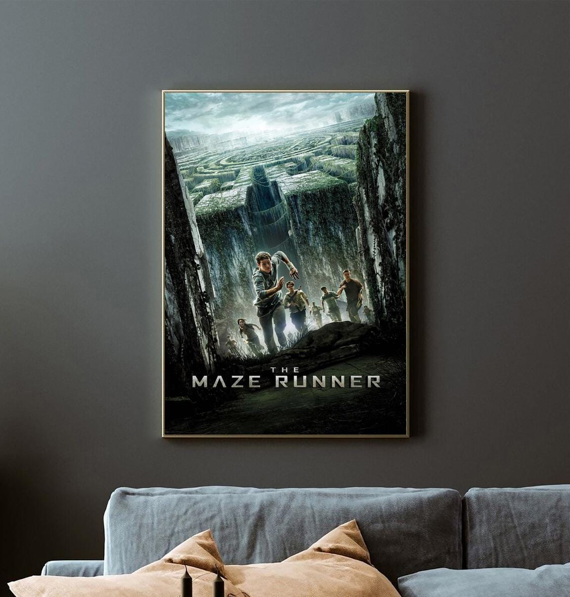 The Maze Runner 2014 Movie Cover Poster Canvas Matte Silk A1 A2 A3 4 ...