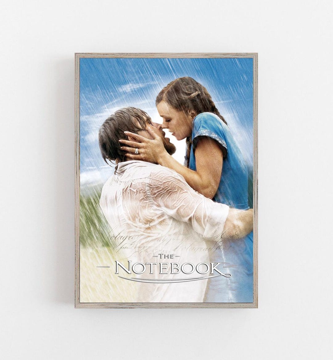 The Notebook 2004 Movie Cover Poster Canvas Matte Silk A1 A2 A3 A4 A5 ...