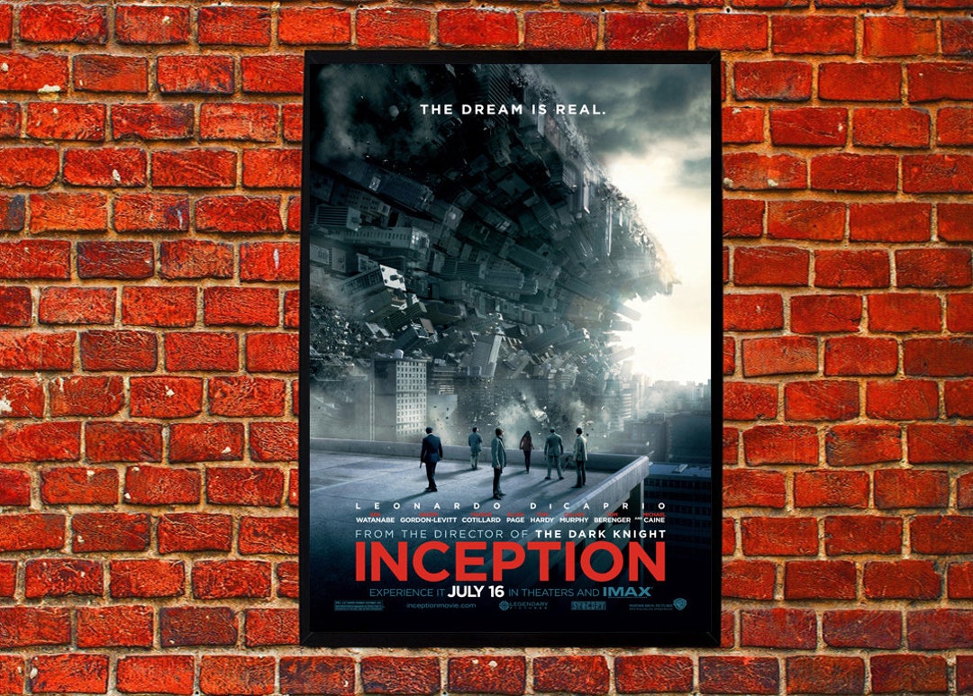 Inception Movie Cover Home Decor Art Poster Canvas Matte Silk A Sizes ...