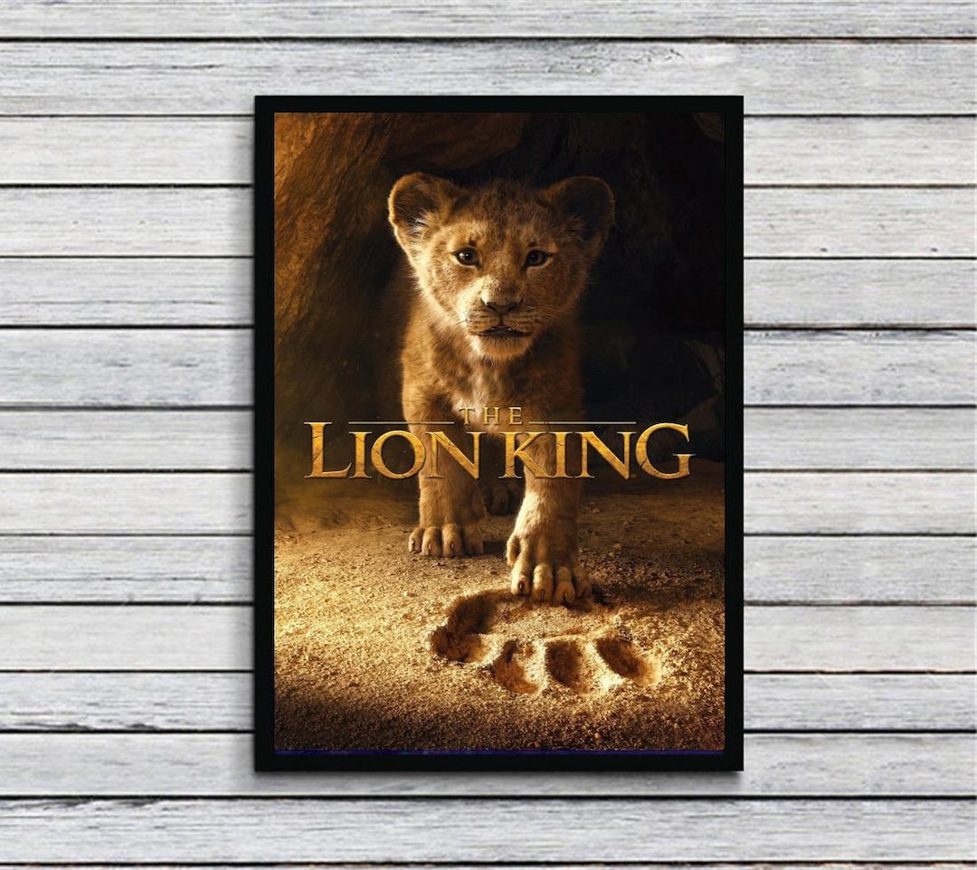 The Lion King 2019 Movie Poster Print 2019 Wall Art Films Cinema A1 A2 ...