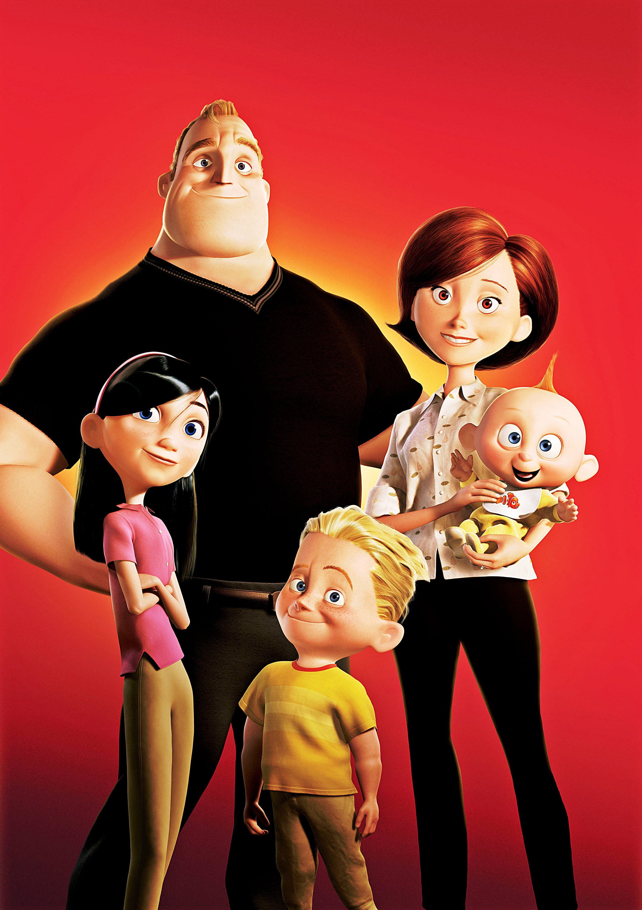 The Incredibles Family All Characters Animation Movie Poster - Etsy