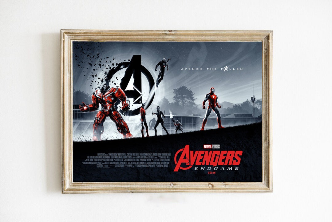 Avengers Endgame Superhero Movie Poster Avengers Infinity War Captain ...