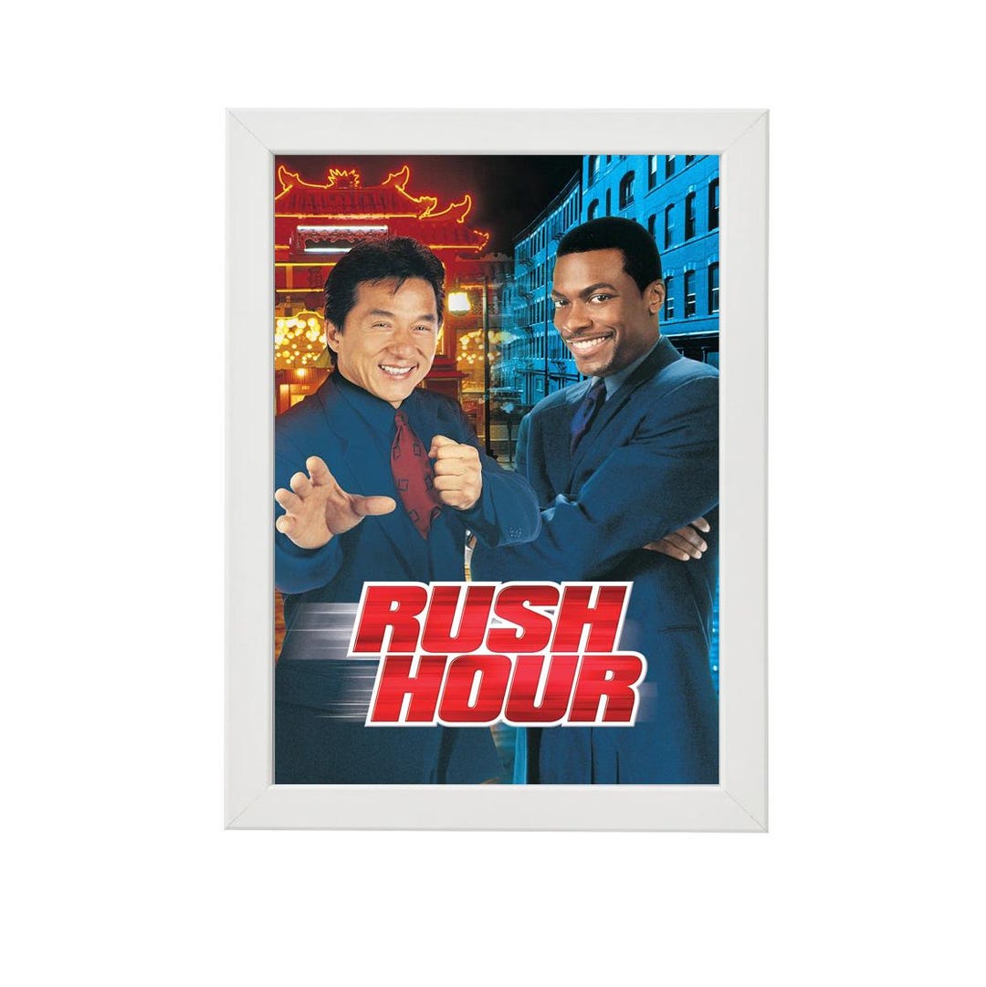 Rush Hour 1998 Action Movie Poster Canvas Matte Silk A1 A2 A3 A4 A5 A6 ...