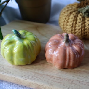 Individual Handmade Mini Ceramic Pumpkins - Etsy UK