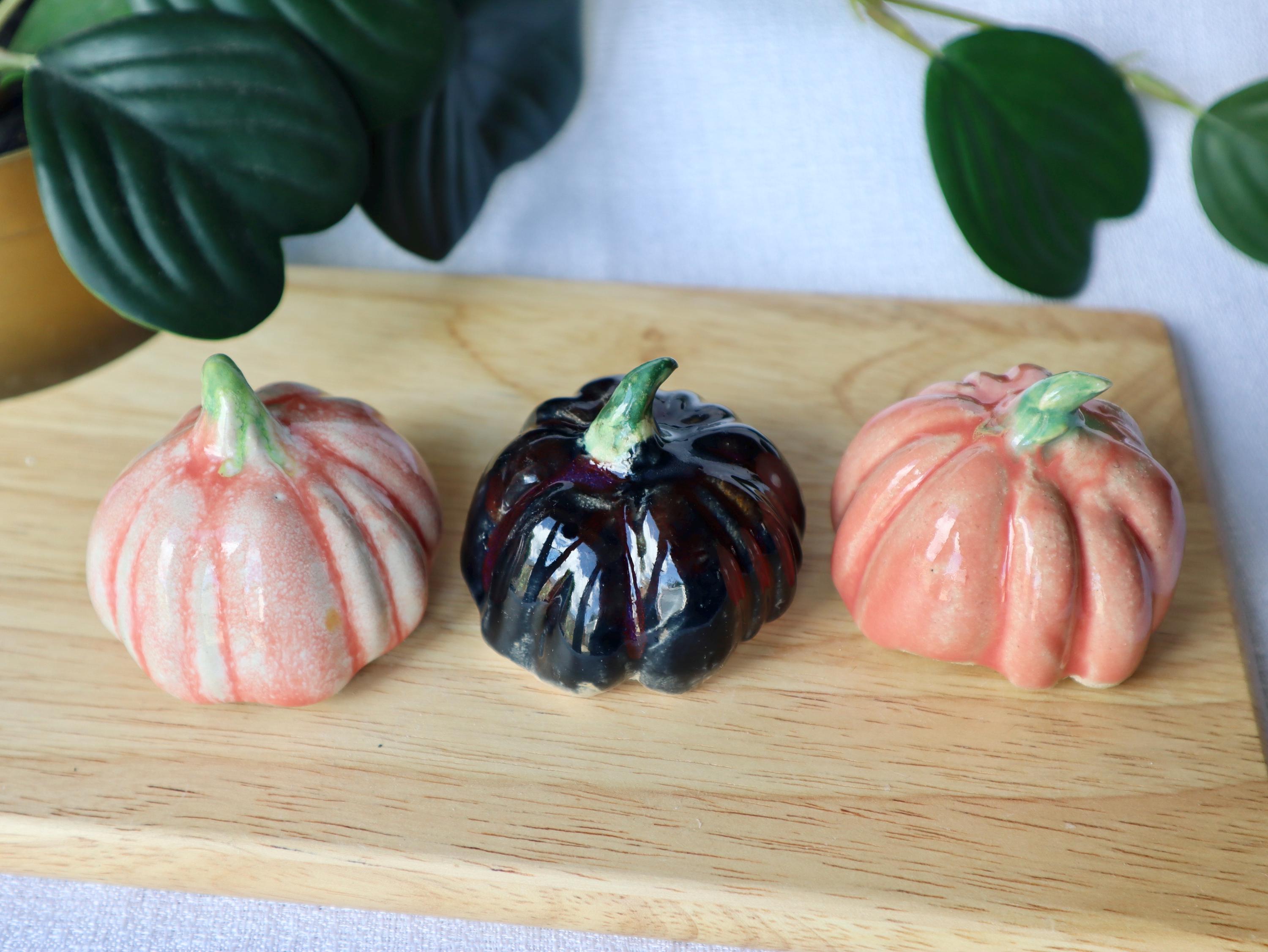 Individual - Handmade Mini Ceramic Pumpkins - Etsy UK